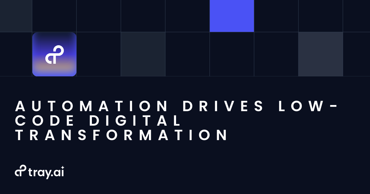 Automation drives low-code digital transformation | AI-ready integration & automation platform